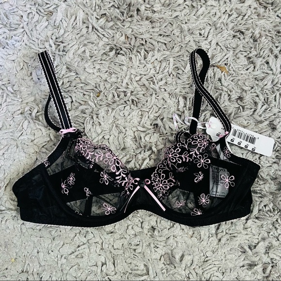 Freya | Intimates & Sleepwear | Nwt Freya Plunge Black Lace Unlined Bra ...